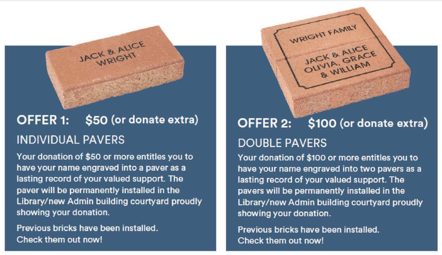 Brick Paver Fundraiser | Nunawading Christian College